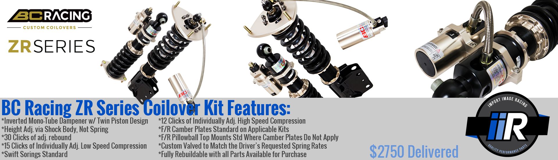 Cosmis Specials, Cobb, Perrin, IAG, Fortune, ISC, BC Racing, Grimmspeed ...