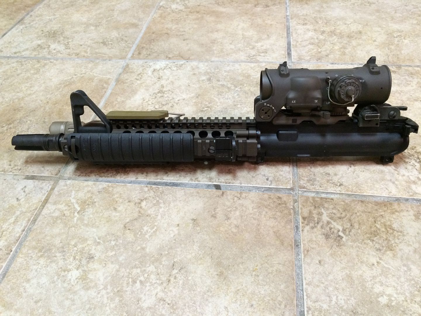 Mk18 FSP RARE upper Elcan Wmx200 light sf3p CQD mount ****now breaking ...