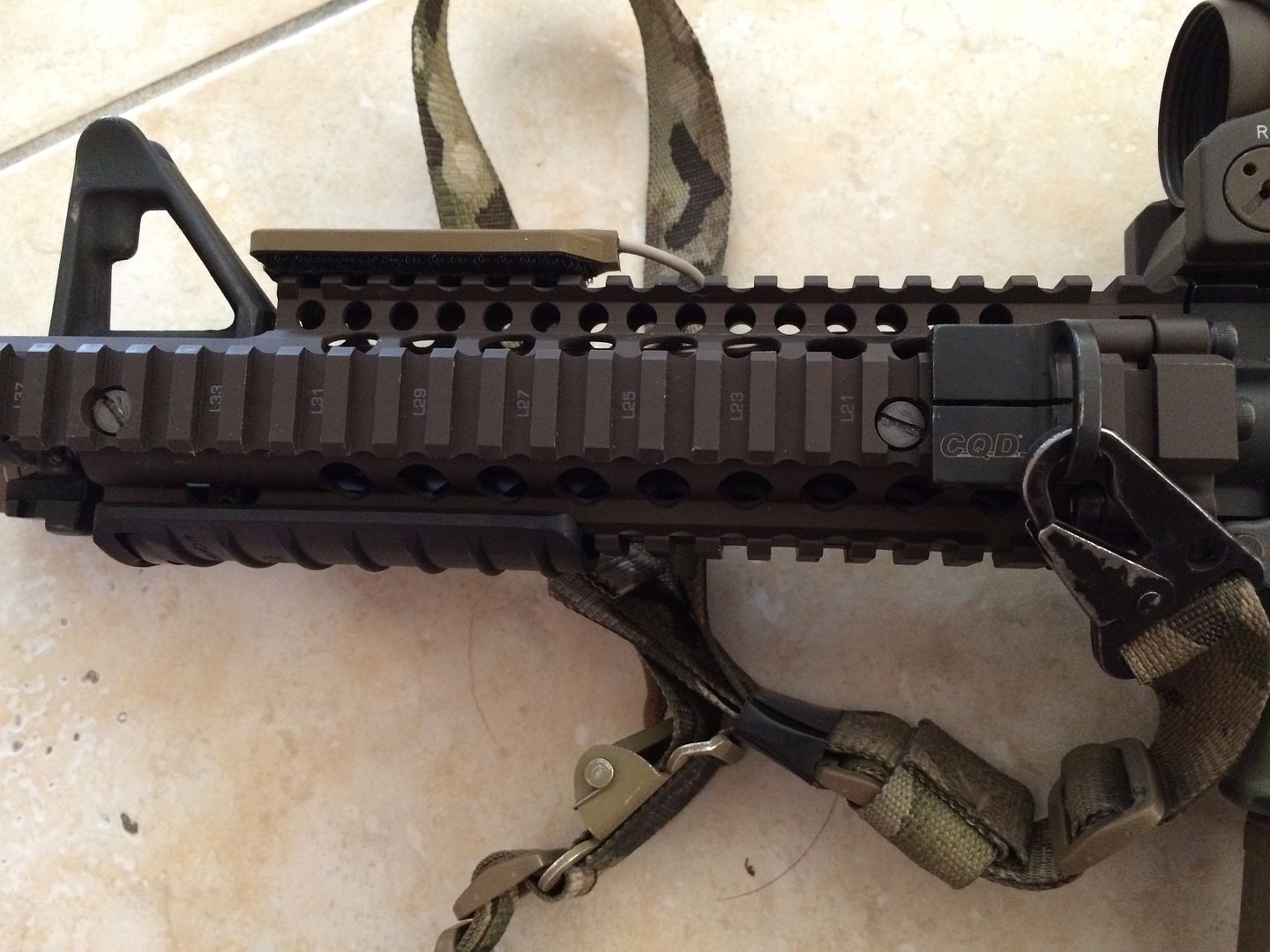 Mk18 FSP RARE upper Elcan Wmx200 light sf3p CQD mount ****now breaking ...